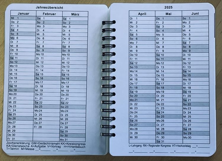 Gerson Vogler Versand | Kalender 2026 - Spiralbindung | online kaufen